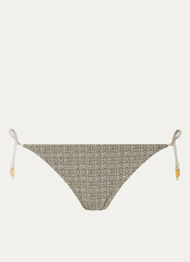Banana Moon Tosca Kandaro brazilian bikinislip met lurex • Bronsgroen ...