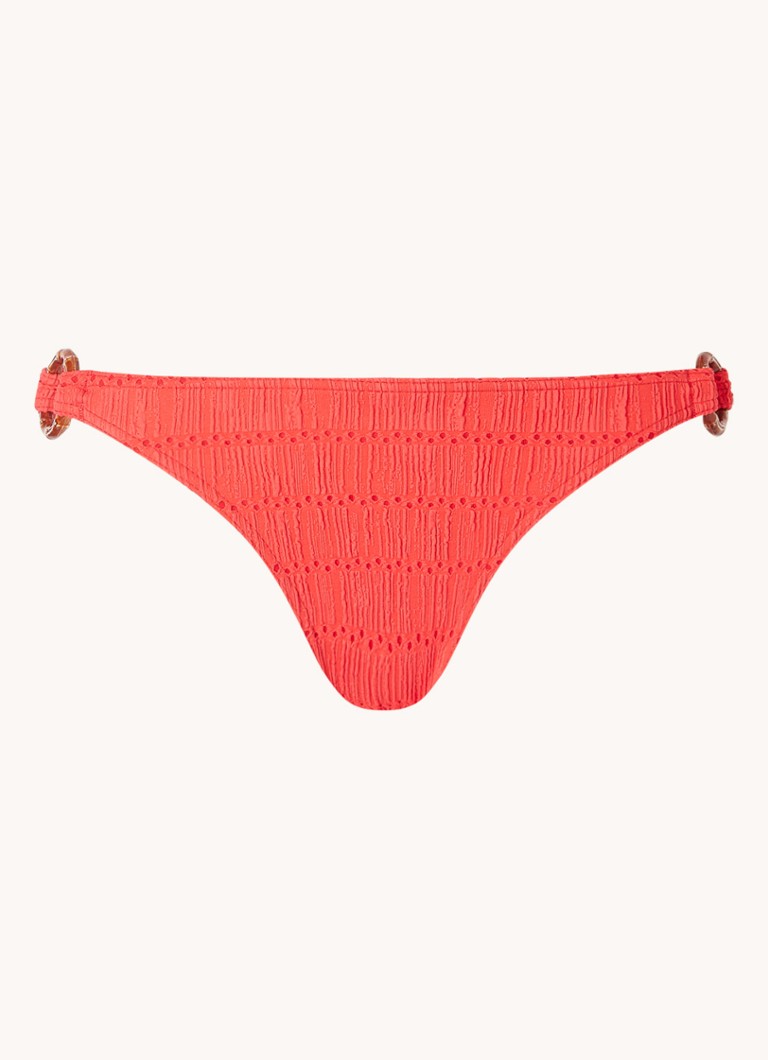 Banana Moon Vaiva Habana bikinislip met structuur • Rood • de Bijenkorf
