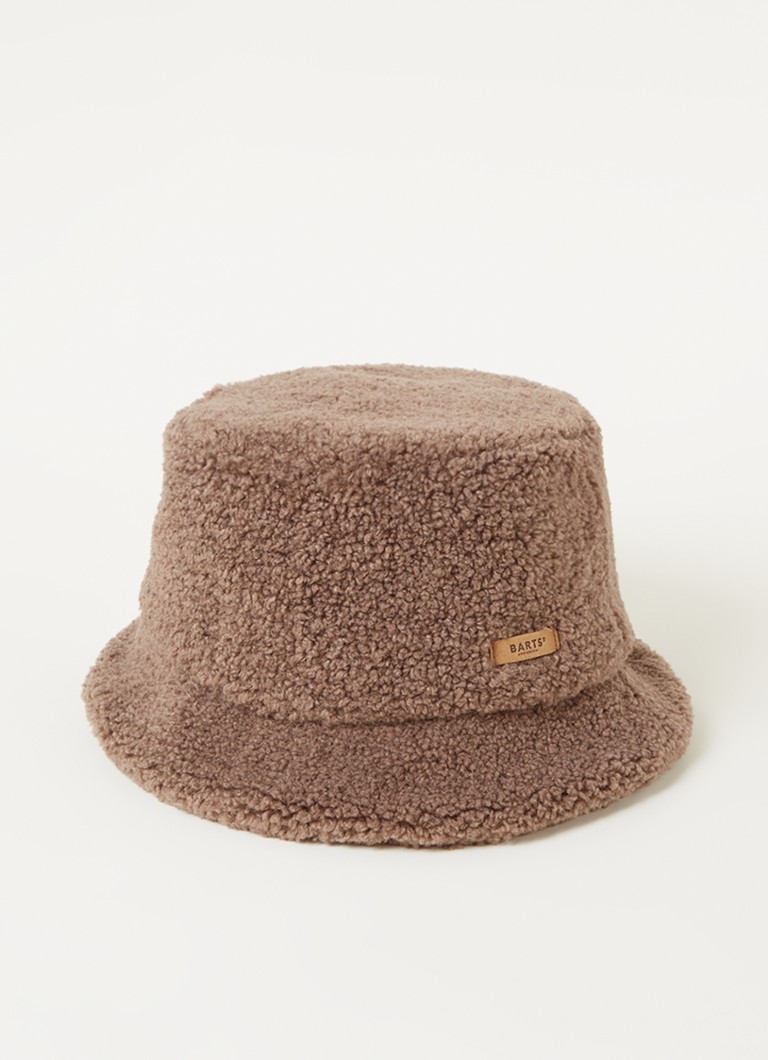 Barts Teddy bucket hoed met logo • Bruin • de Bijenkorf