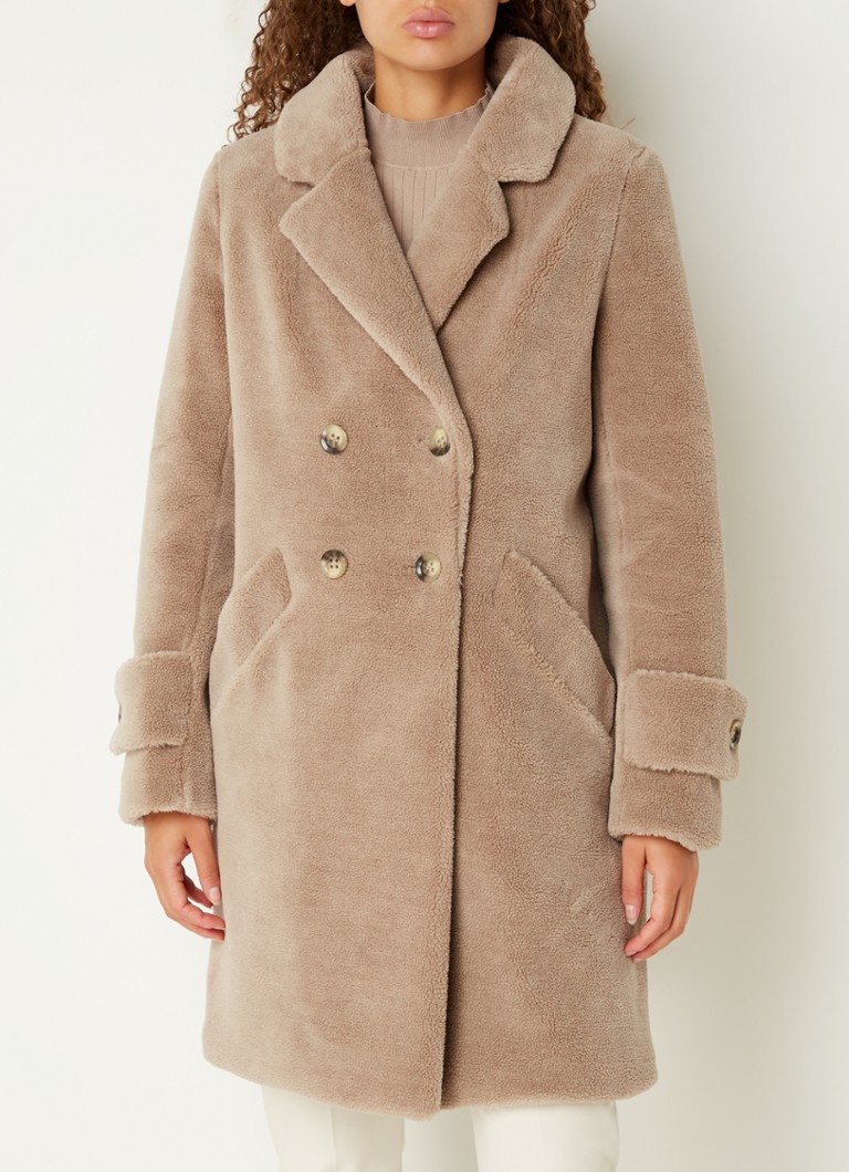 Beaumont Teddie jas van teddy met steekzakken • Beige • de Bijenkorf