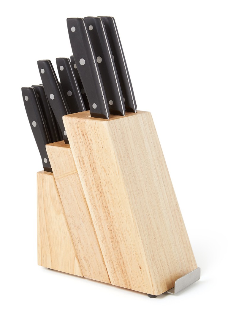 BK Advance messenblok met messenset 13-delig • Zwart • de Bijenkorf