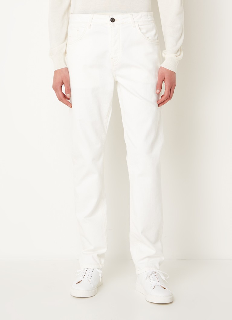 Boggi Milano Ale slim fit jeans in lyocellblend met gekleurde wassing ...