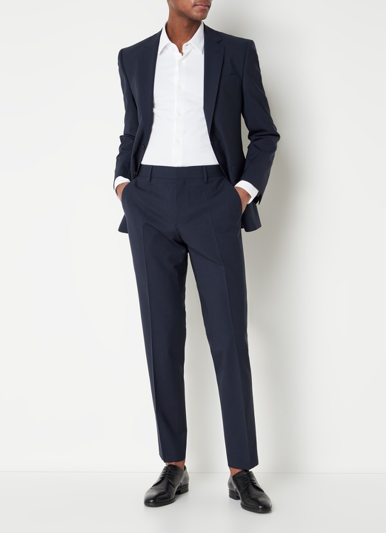 BOSS Slim fit 2-delig pak van scheerwol • Donkerblauw • de Bijenkorf