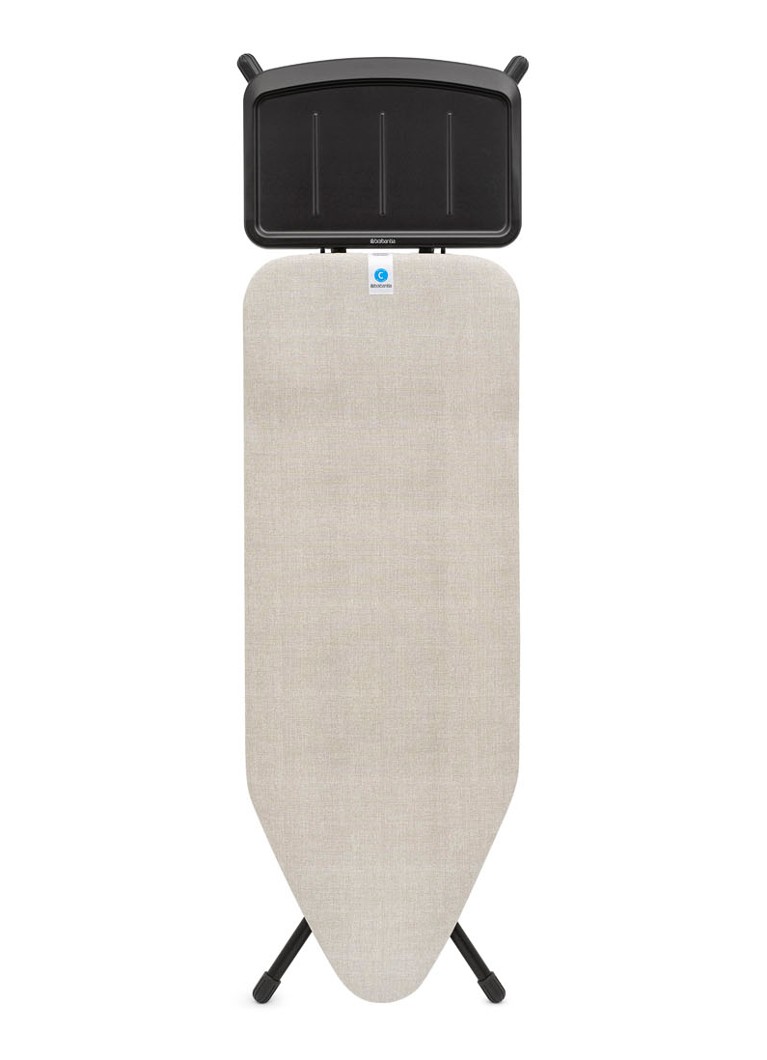 Brabantia Strijkplank C met Stoomunithouder 124 x 45 cm • Beige • de ...