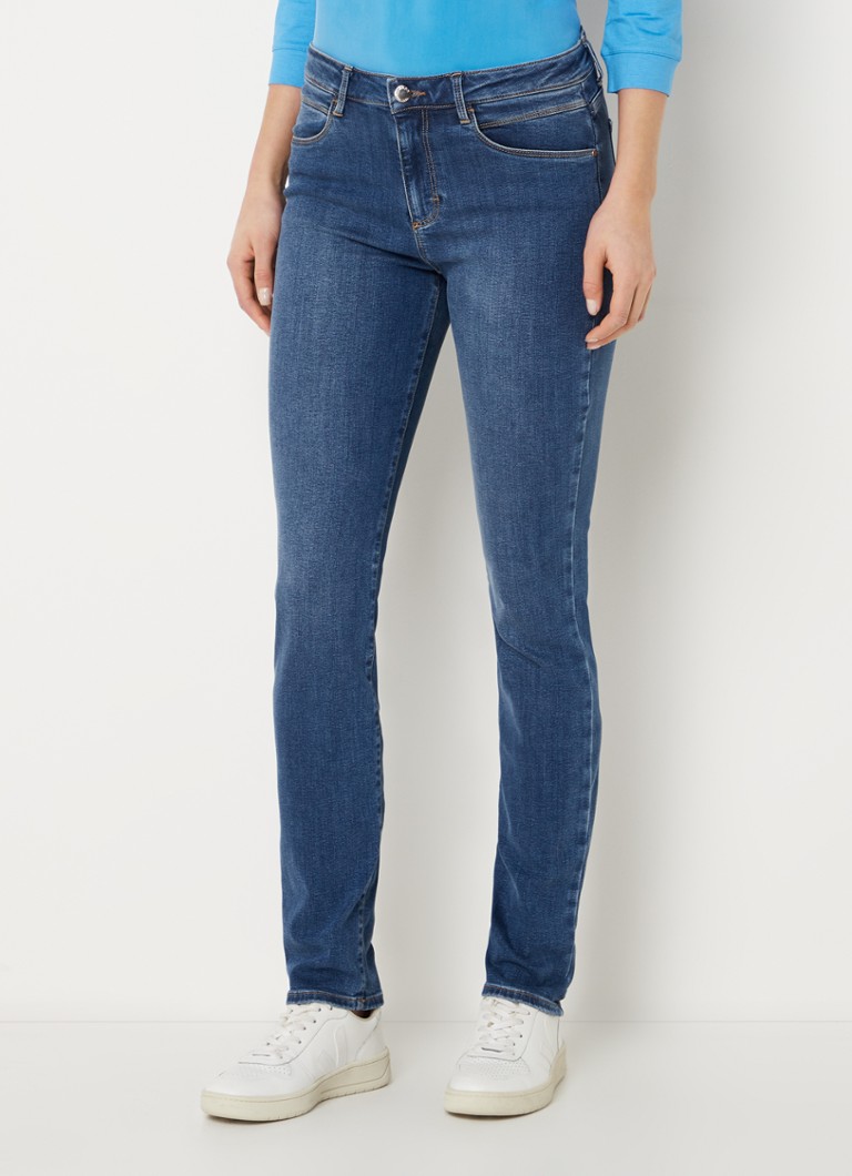 BRAX Shakira mid waist skinny jeans • Indigo • de Bijenkorf