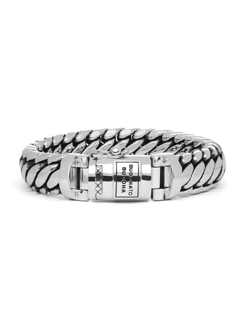 Buddha to Buddha Ben Medium schakelarmband van zilver • Zilver • de ...