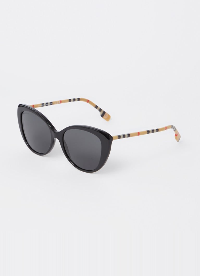 Burberry Cat Eye zonnebril BE4407 • Zwart • de Bijenkorf