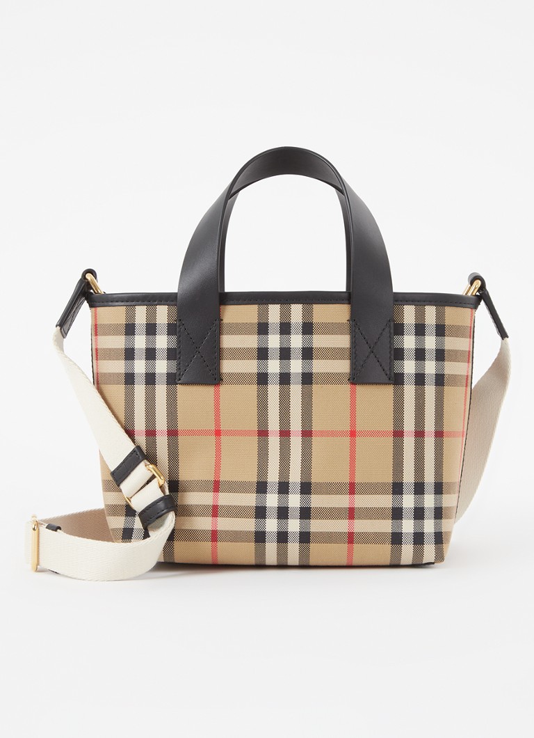 Burberry Handtas met afneembare schouderriem • Beige • de Bijenkorf