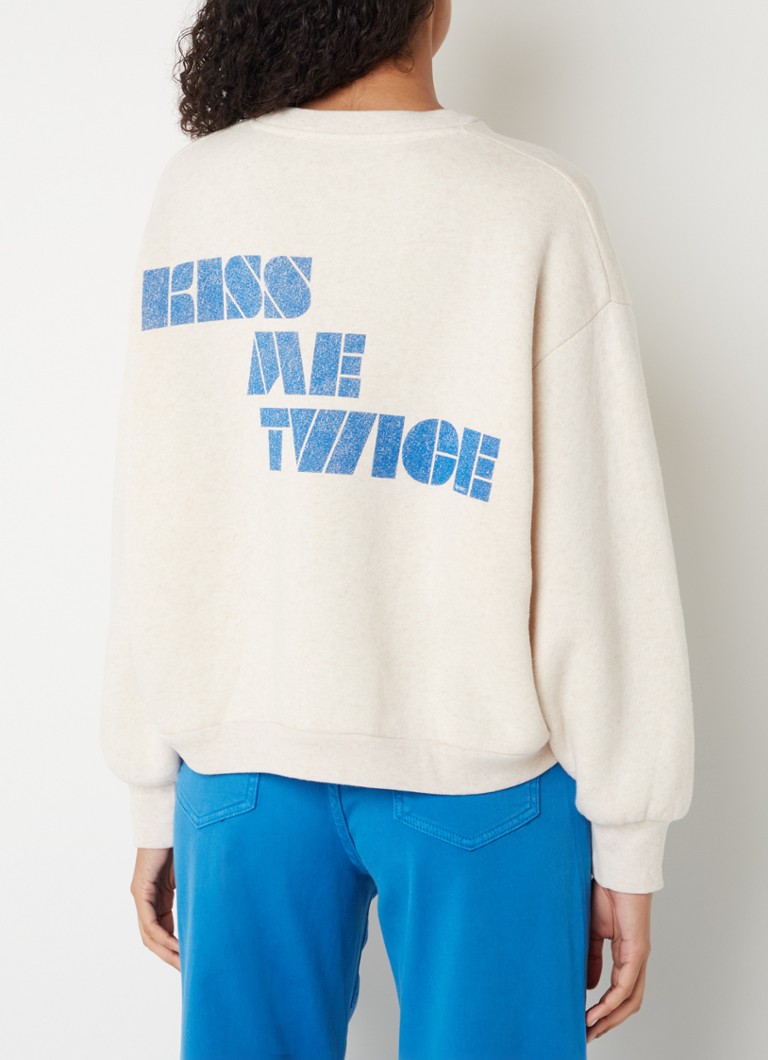 by-bar Bibi sweater met backprint • Gebroken wit • de Bijenkorf