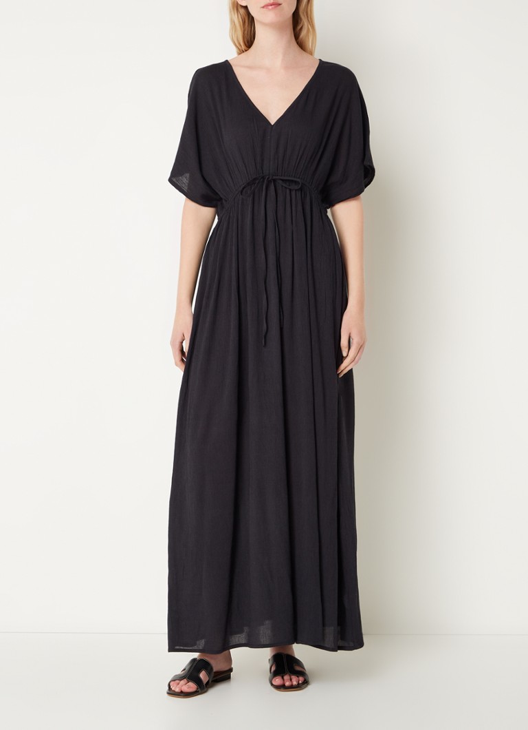 by-bar Maxi jurk met strikdetail • Zwart • de Bijenkorf