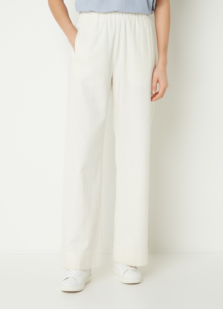 by-bar Mees Twill high waist wide leg jeans met gekleurde wassing ...