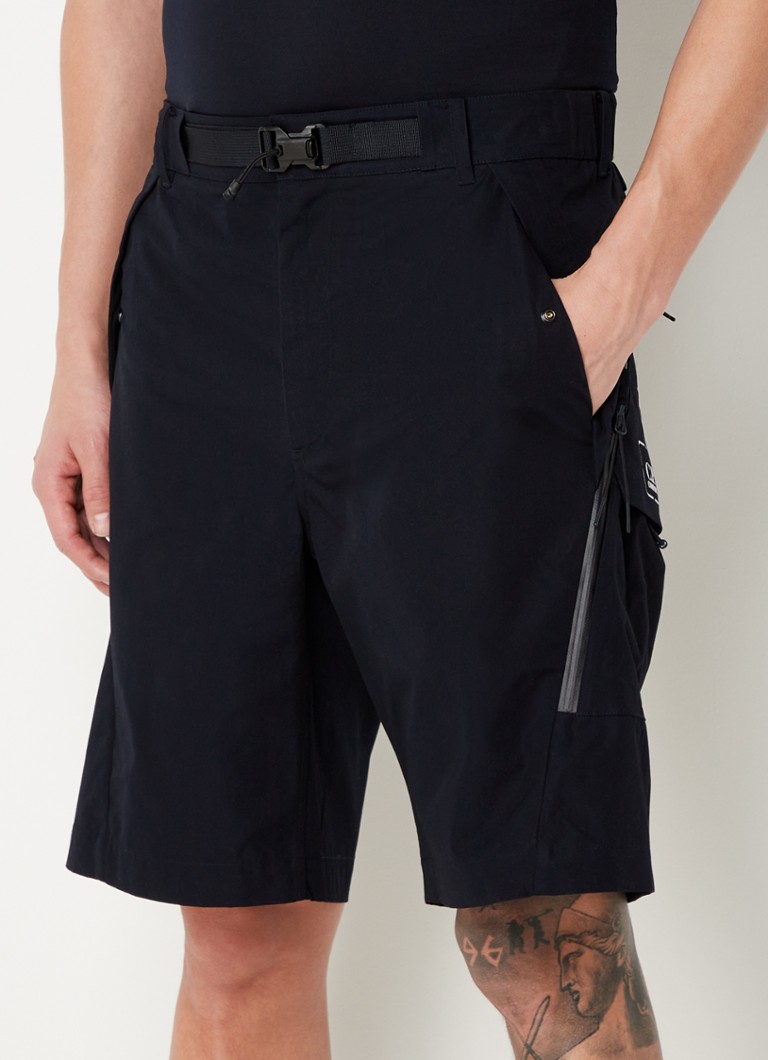 C.P. Company Loose fit korte broek met logo en ritszakken • Blauw • de ...