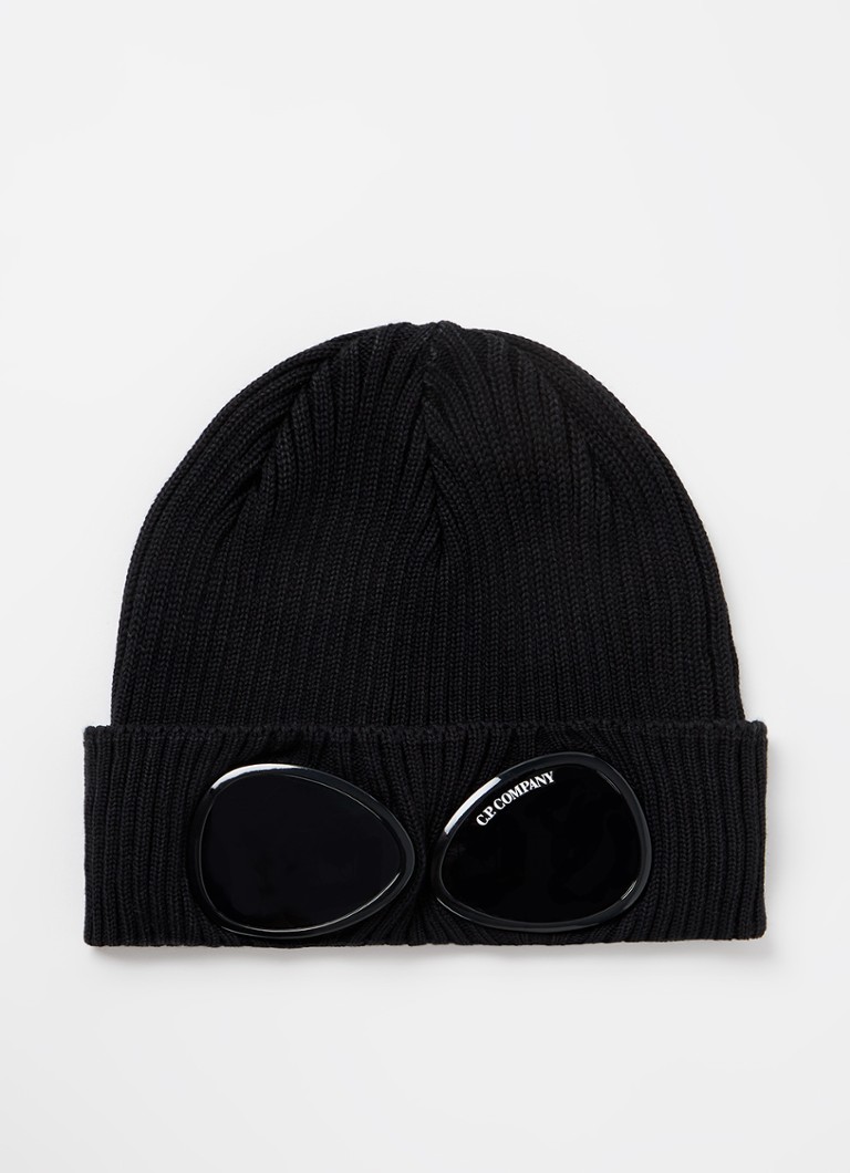 C.P. Company Muts met logo • Zwart • de Bijenkorf