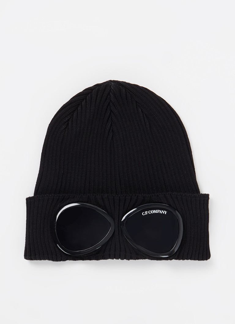 C.P. Company Muts met logo • Zwart • de Bijenkorf
