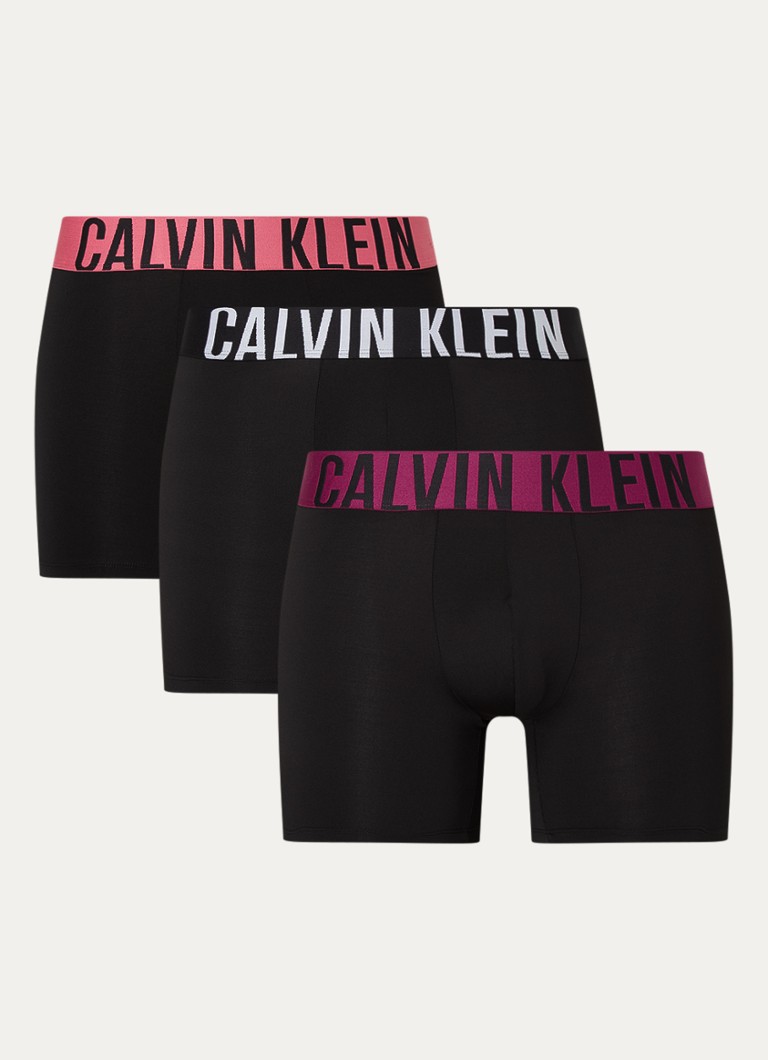 Calvin Klein Intense Power boxershorts met logoband in 3-pack • Zwart ...