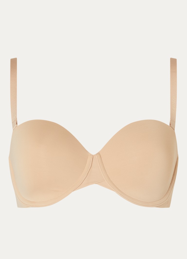 Calvin Klein Voorgevormde strapless bh met beugel en afneembare bandjes ...