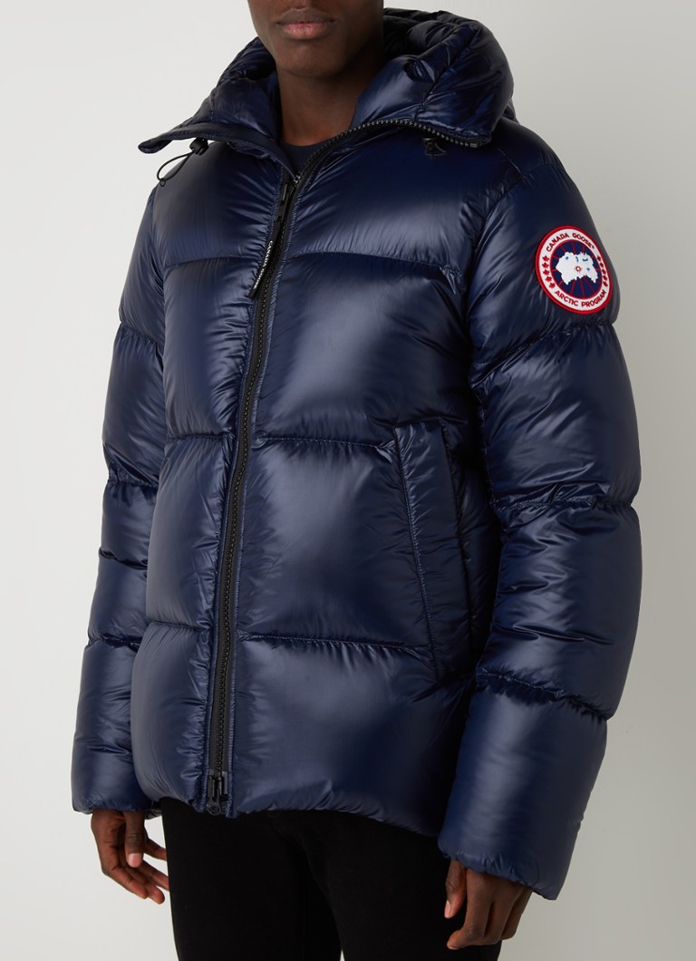 Canada Goose Crofton puffer jack met donsvulling • Royalblauw • de ...