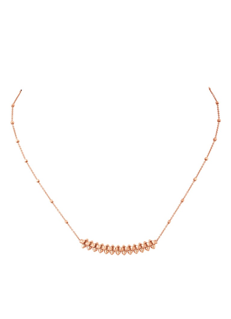Cartier Clash de Cartier ketting van 18k roségoud CRB7224700 • Roségoud ...