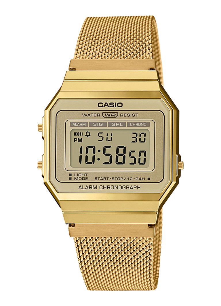 Casio Vintage horloge A700WEMG-9AEF • Goud • de Bijenkorf