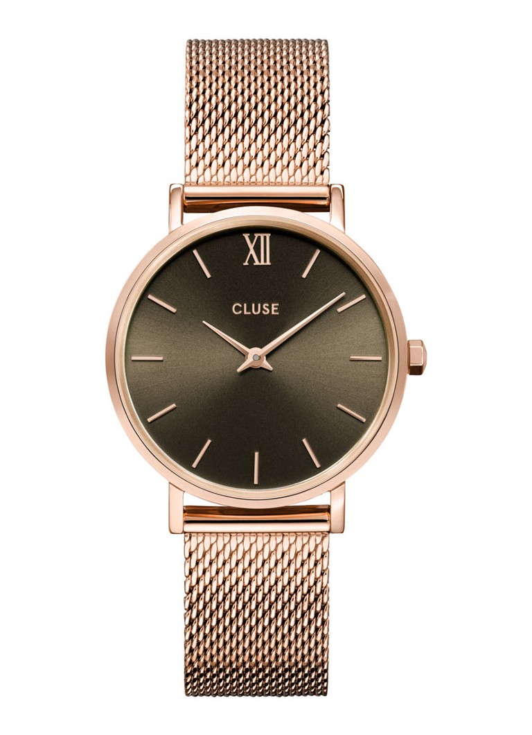 CLUSE Minuit horloge CW10207 • Roségoud • de Bijenkorf