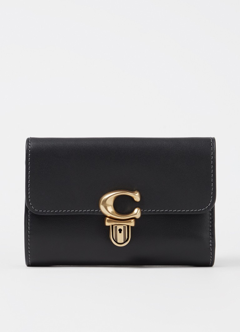 Coach Studio portemonnee van leer • Zwart • de Bijenkorf