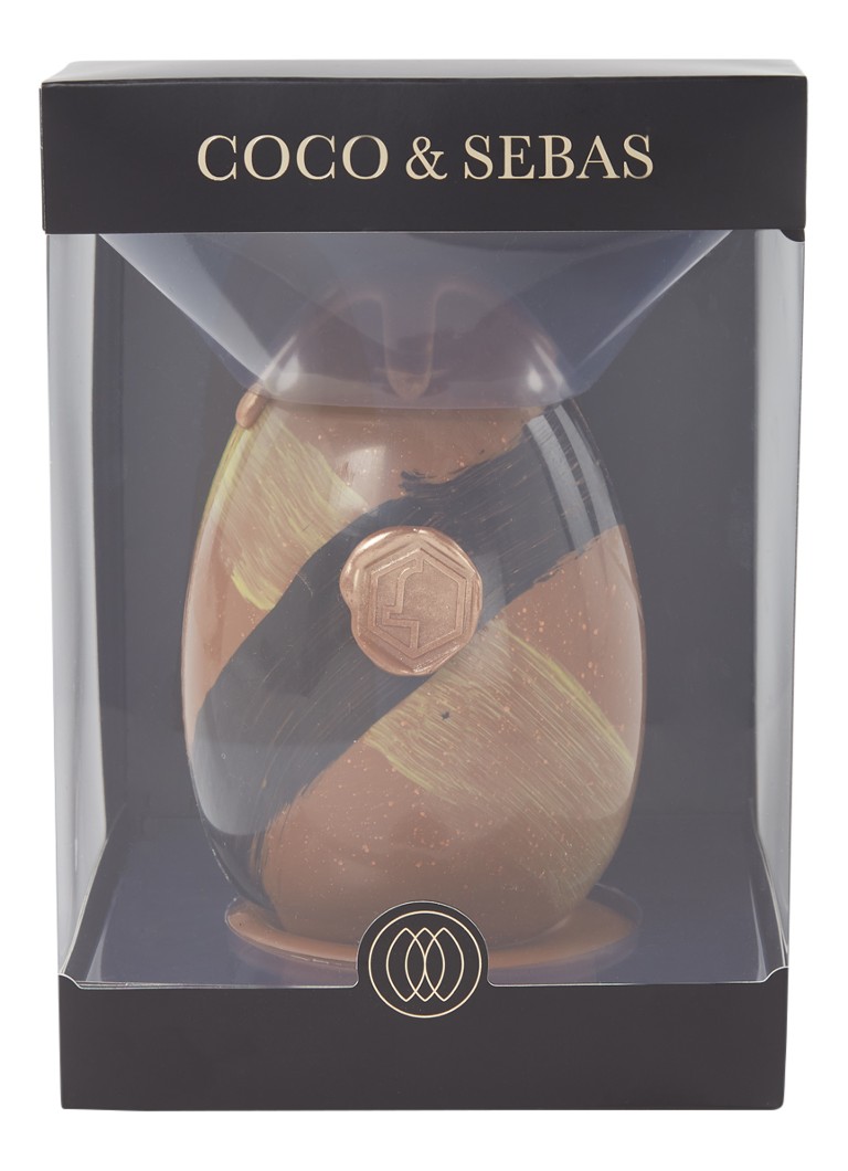 Coco & Sebas Melkchocolade paasei 350 gram • de Bijenkorf