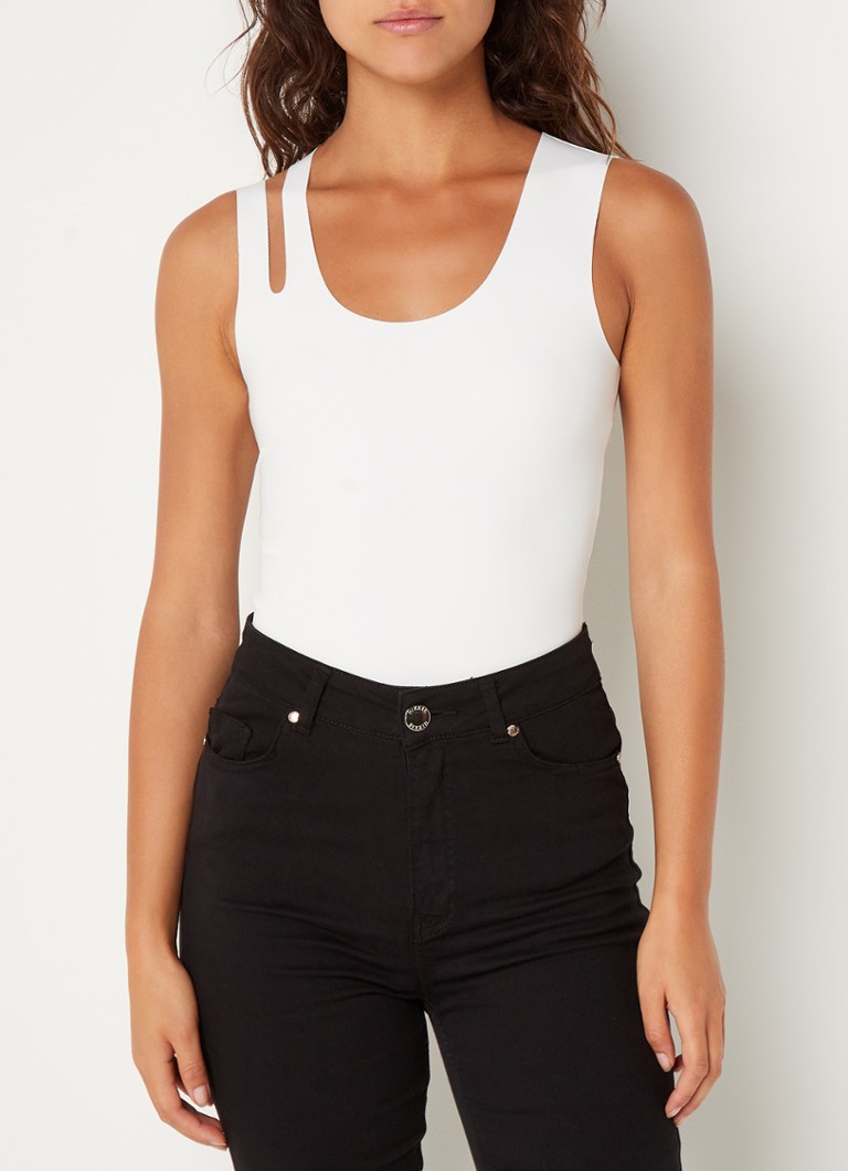Commando Naadloze body met cut-out detail • Wit • de Bijenkorf