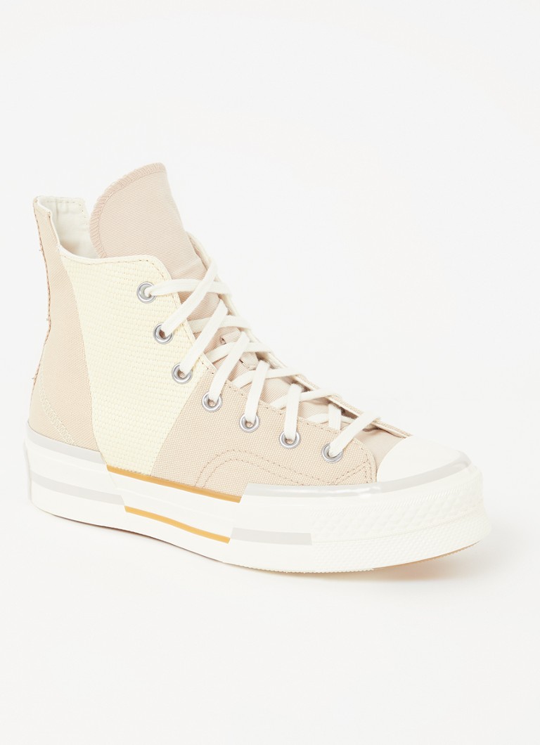 Converse Chuck 70 Plus Summer Utility sneaker van canvas • Donkerbeige ...