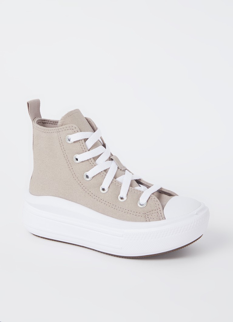 Converse Chuck Taylor All Star Move Platform sneaker van canvas • Bruin ...