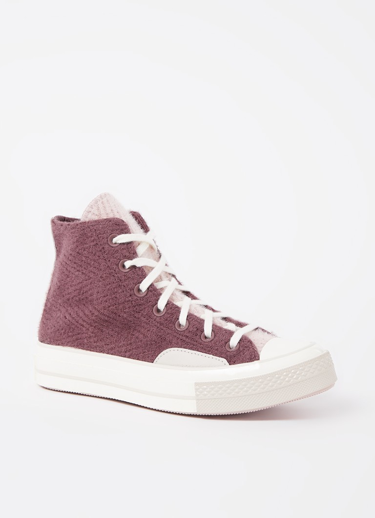 Converse Cozy Utility Chuck 70 sneaker • Aubergine • de Bijenkorf