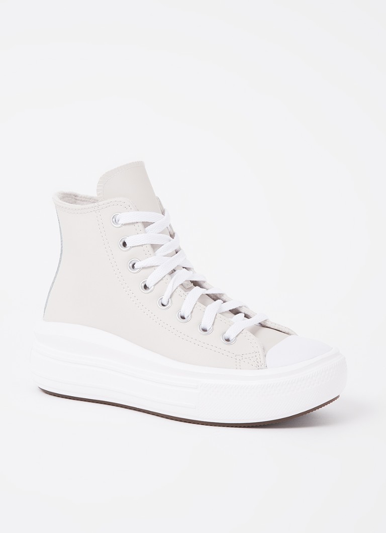 Converse Move sneaker van leer • Beige • de Bijenkorf