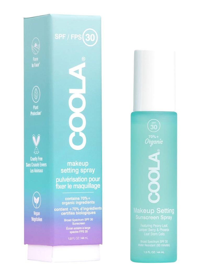 Coola Make-up Setting Spray Organic Sunscreen SPF 30 - zonnebrand ...