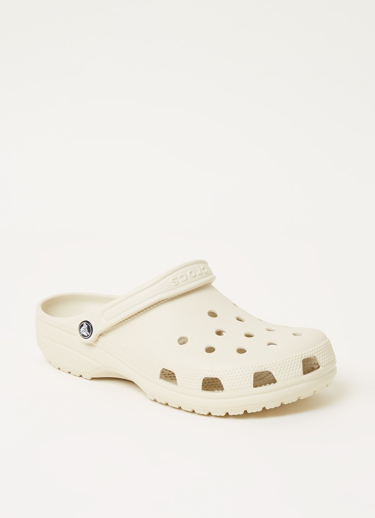 Crocs Classic Clog instapper • Creme • de Bijenkorf
