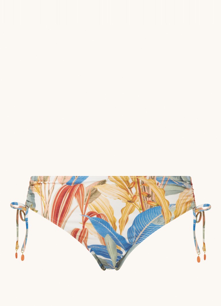 Cyell Bikinislip met print en rijgdetail • Oranje • de Bijenkorf