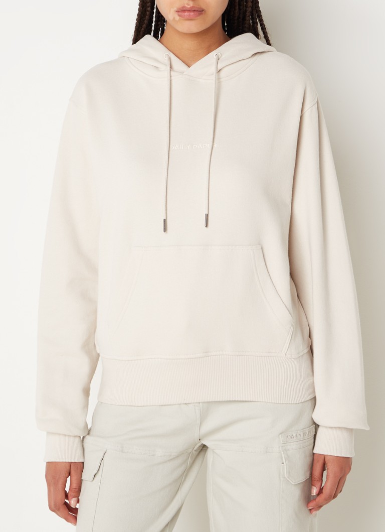 Daily Paper Hoodie met logoborduring • Grijs • de Bijenkorf