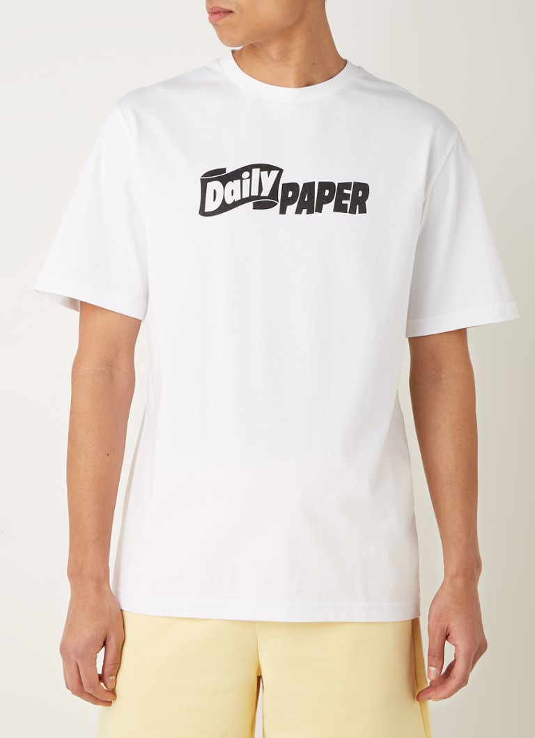 Daily Paper Rener T-shirt met logoprint • Wit • de Bijenkorf