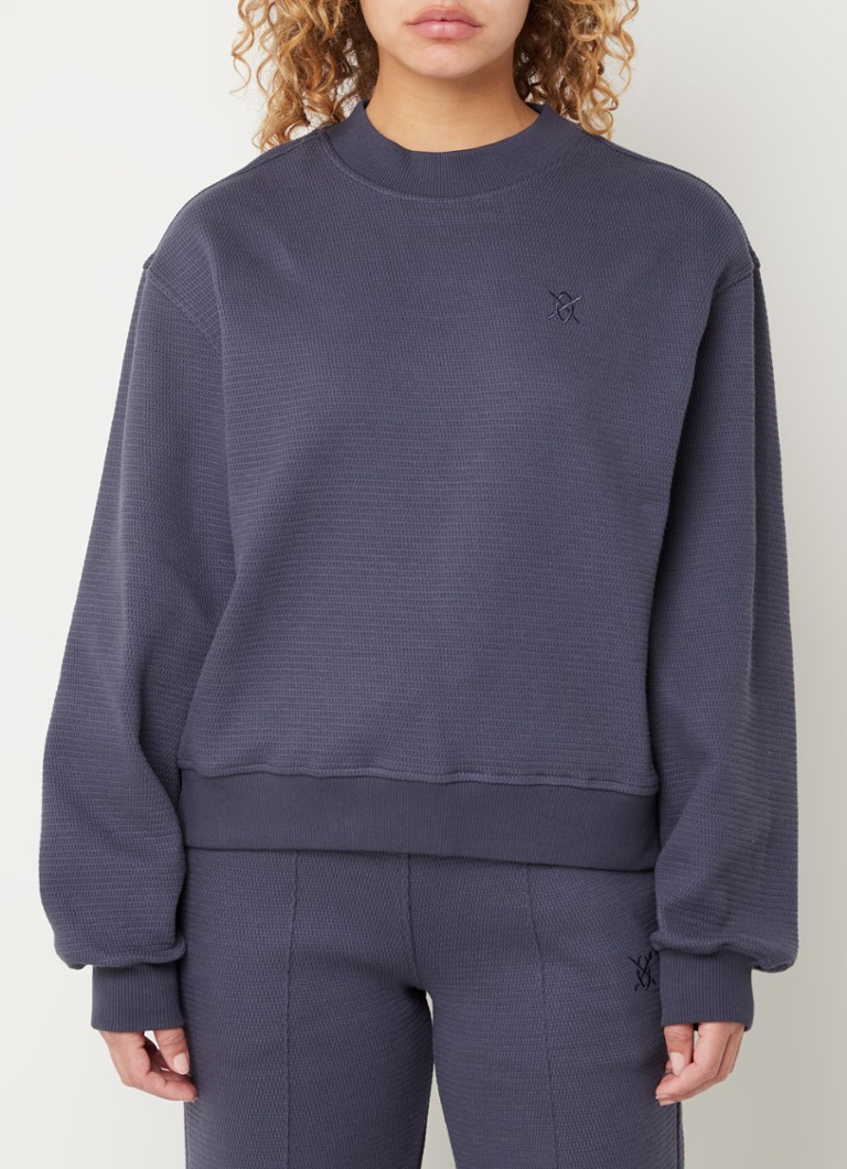 Daily Paper Sweater met logoprint • Lavendel • de Bijenkorf