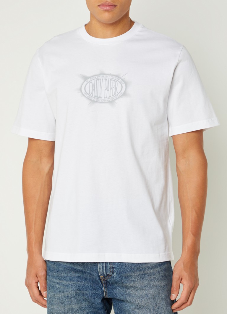 Daily Paper T-shirt met logoprint • Wit • de Bijenkorf