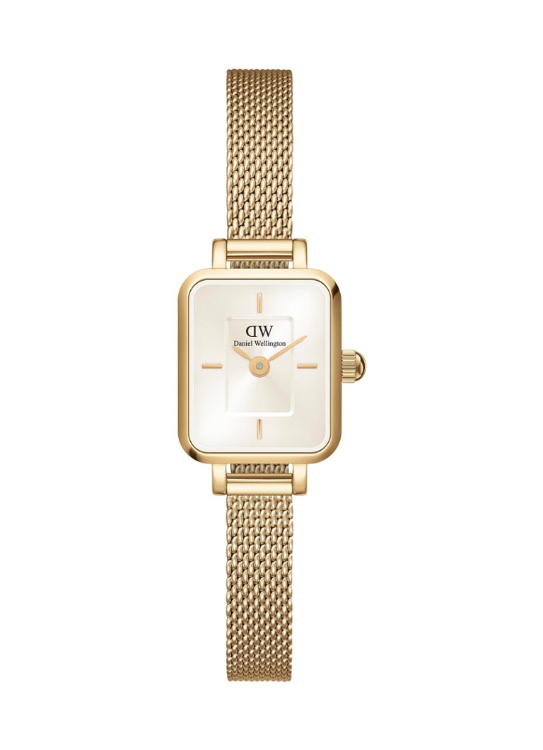 Daniel Wellington Quadro Mini Evergold horloge DW00100656 • Goud • de ...