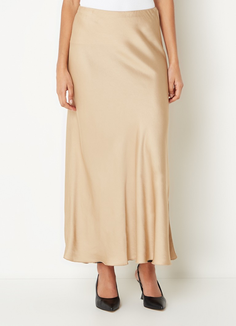 Daniele Fiesoli Maxi rok van satijn • Beige • de Bijenkorf
