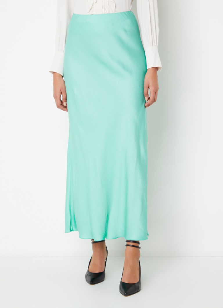 Daniele Fiesoli Maxi rok van satijn • Turquoise • de Bijenkorf