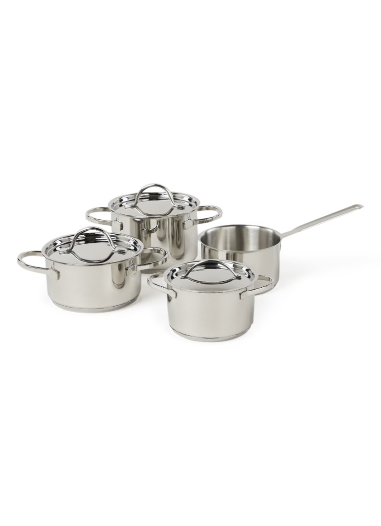 Demeyere Mini Collection pannenset 4-delig • Roestvrijstaal • de Bijenkorf