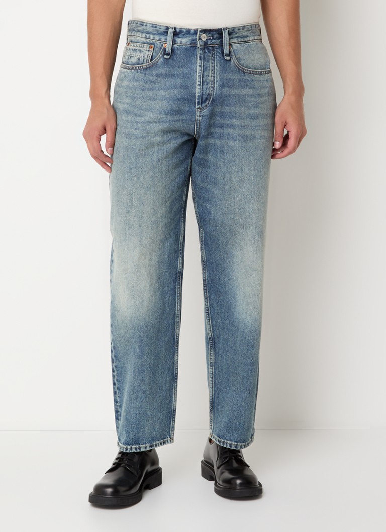 Denham Rag tapered fit jeans met medium wassing • Indigo • de Bijenkorf