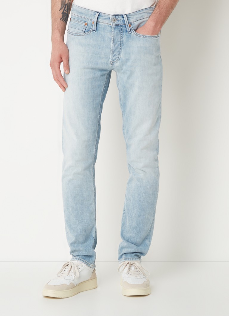 Denham Razor slim fit jeans met lichte wassing en steekzakken • Indigo ...