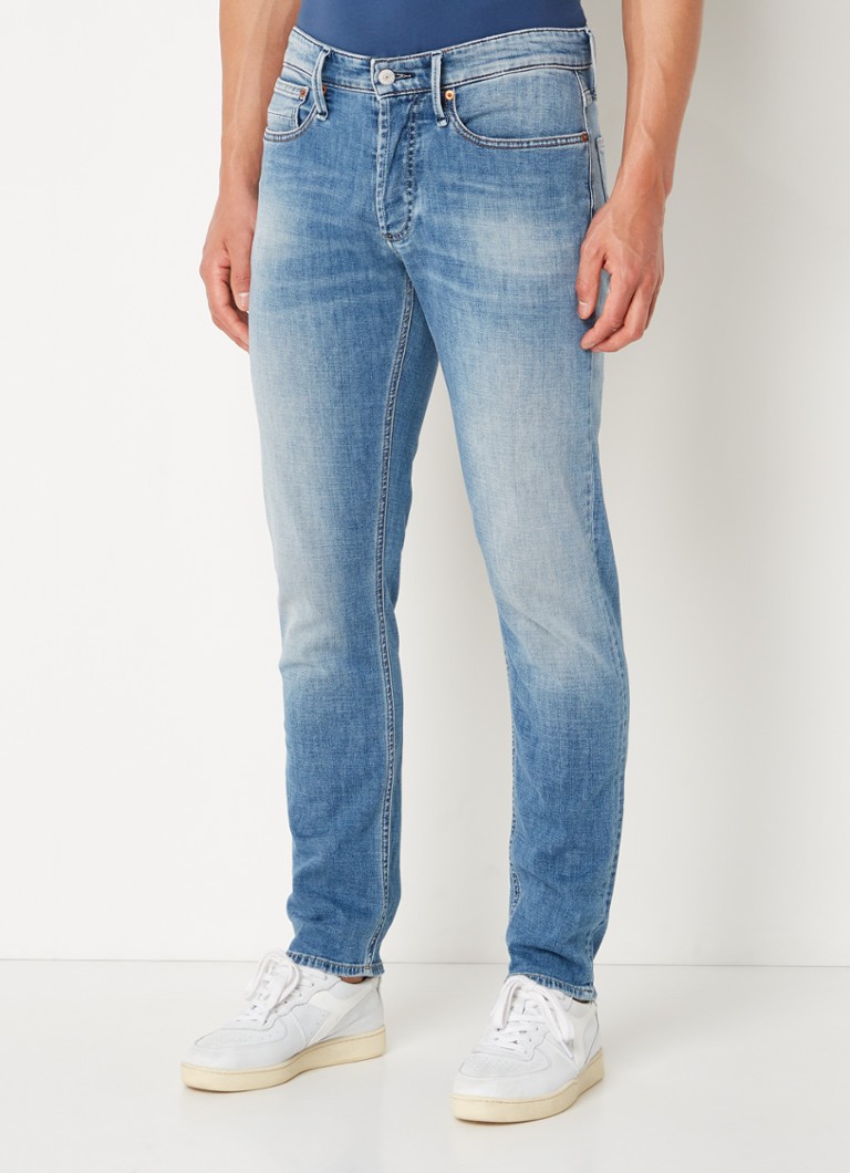 Denham Razor slim fit jeans met lichte wassing • Indigo • de Bijenkorf