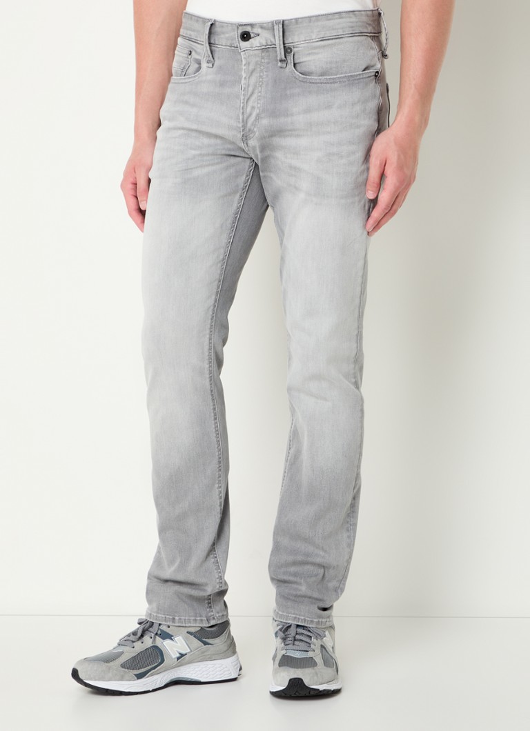 Denham Razor slim fit jeans met lichte wassing • Grijs • de Bijenkorf