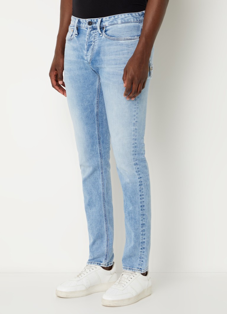 Denham Razor slim fit jeans met medium wassing • Indigo • de Bijenkorf