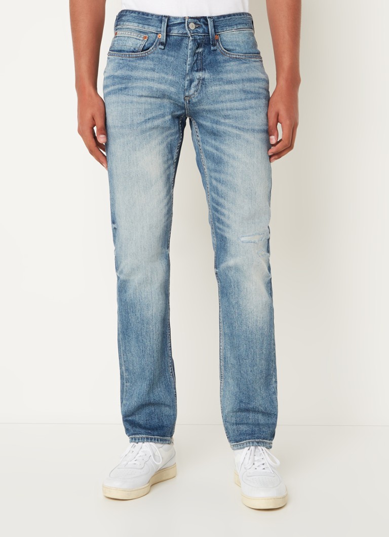 Denham Razor slim fit jeans met medium wassing • Indigo • de Bijenkorf