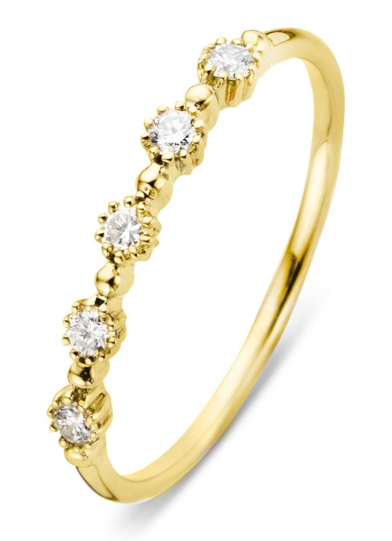 Diamond Point Geelgouden ring 0.17 ct diamant Joy • Goud • de Bijenkorf
