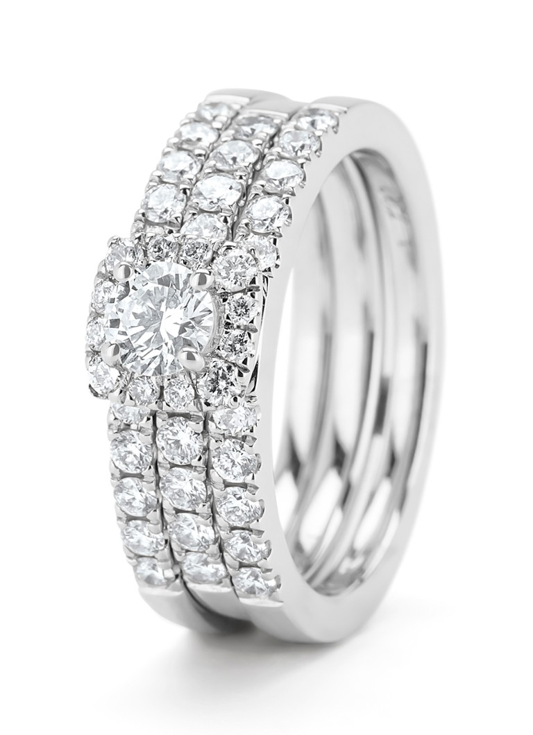 Diamond Point Limited Edition 120 Jaar Anniversary Ring • Witgoud • de ...